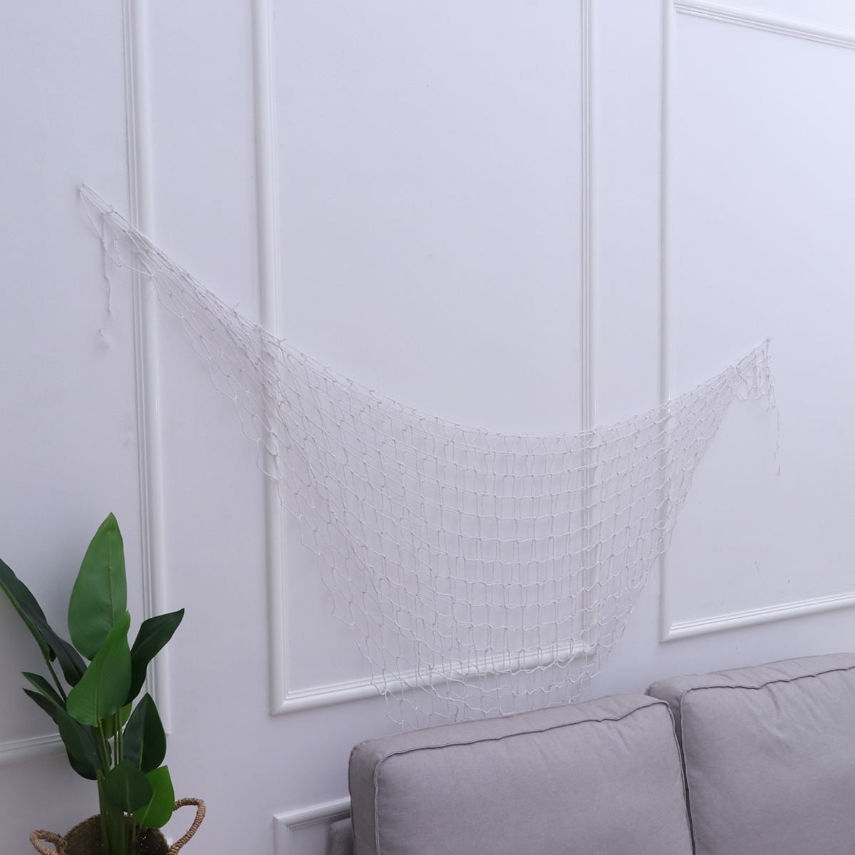 ibasenice Nautical Netting Wall Hanging Nautical Fishing Balloon Net ...