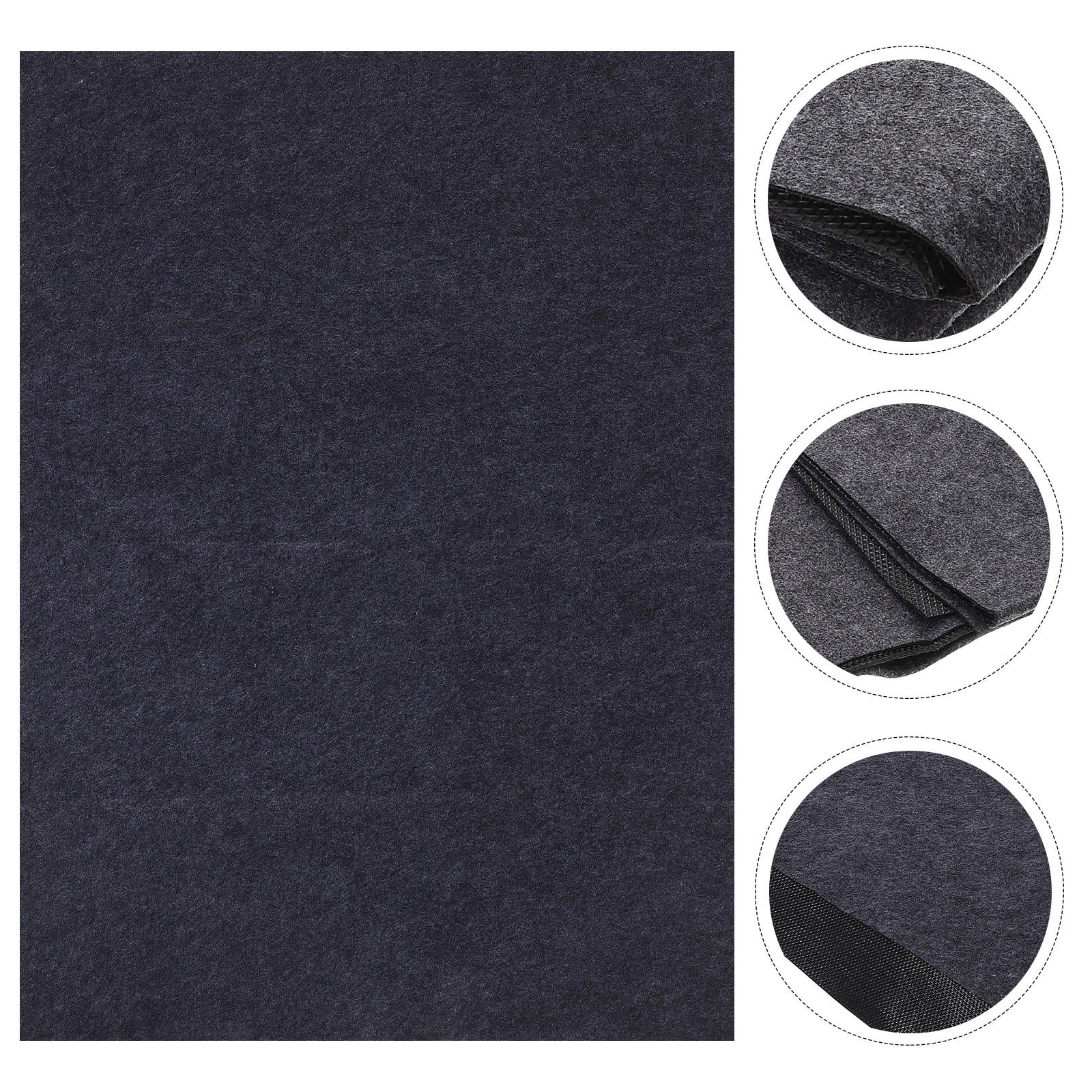 ibasenice Waterproof Grey Oil Spill Mat for Garage Floor with Slip ...