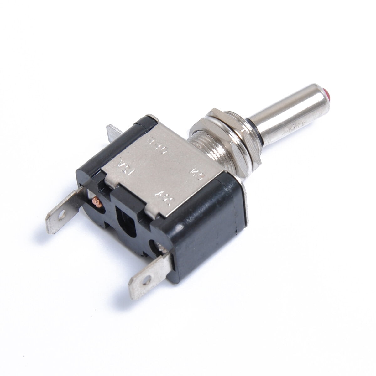 ibasenice Red Metal Toggle Switch for Car Truck Boat Use LED Light Easy ...