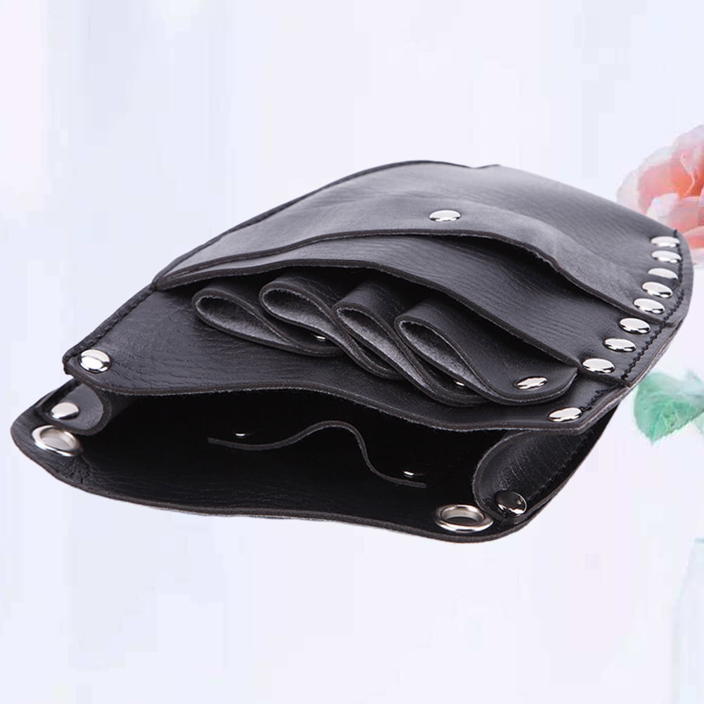 ibasenice Shear Holder For Stylist Scissors Pouch Leather Professional ...