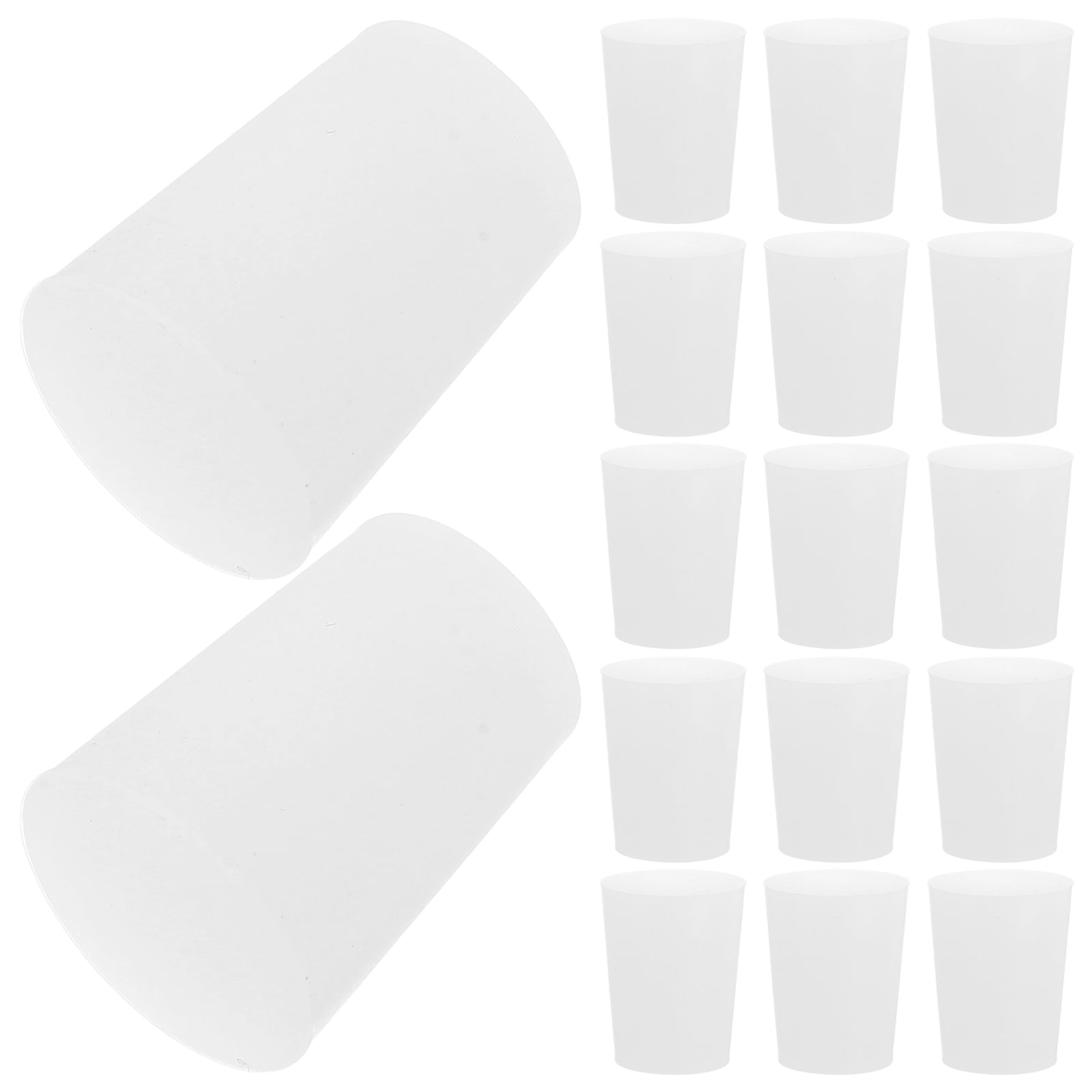 ibasenice Silicone Stopper Flask Plug White Tapered Laboratory Use ...