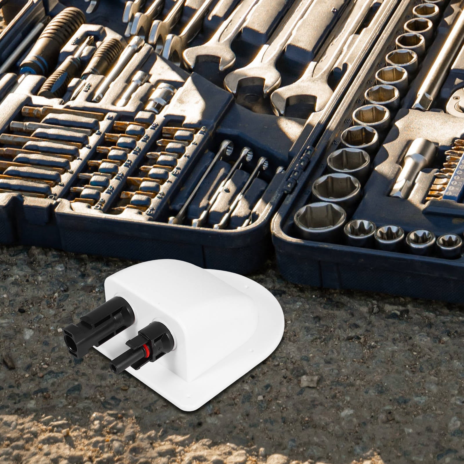 ibasenice Weatherproof Wire Connectors Solar Panel Junction Box ABS ...