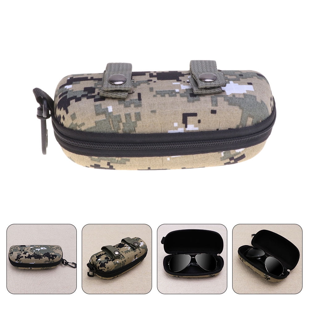 ibasenice sunglass holder Glasses Case Dark Green 1Pack Storage Simple ...