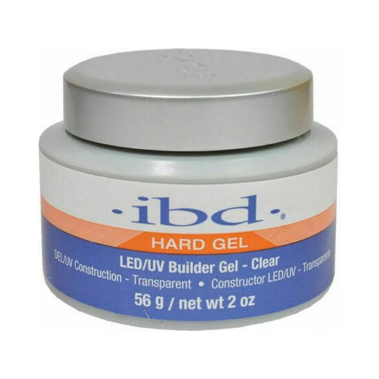 ibd Hard Gel LED/UV Builder Gel Clear 56 g / 2oz - Walmart.com