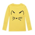ibiyuan Boys T Shirts,Toddler Boys Girls Autumn Long Sleeve Cartoon Cat ...