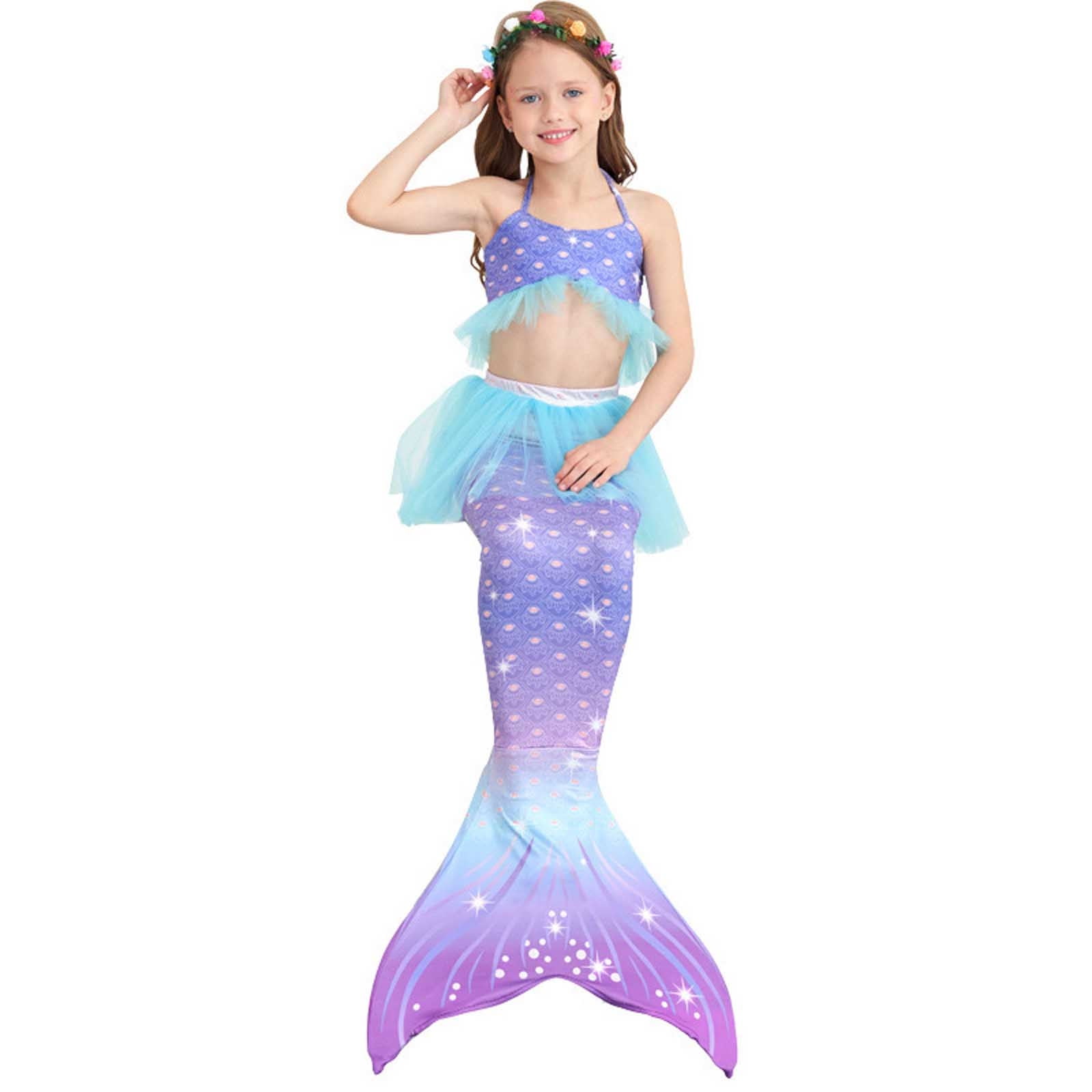 ibiyuan Girls Bathing Suits Size 14-16 Bathing Suits Swimsuit Ruffle ...