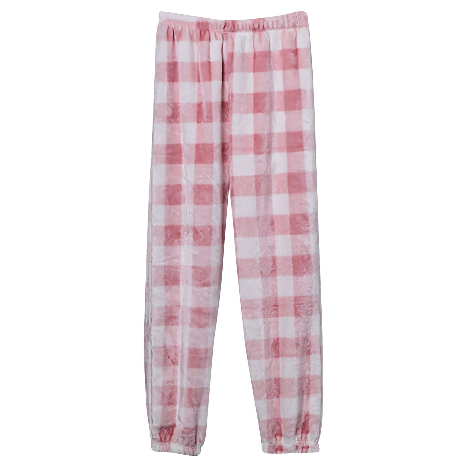 ibiyuan Girls Flannel Pants Winter Warm Soft Fuzzy Lined Sweatpants ...