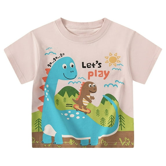 ibiyuan Girls Shirts Size 10,Children's Short Sleeve T Shirts Cartoon ...