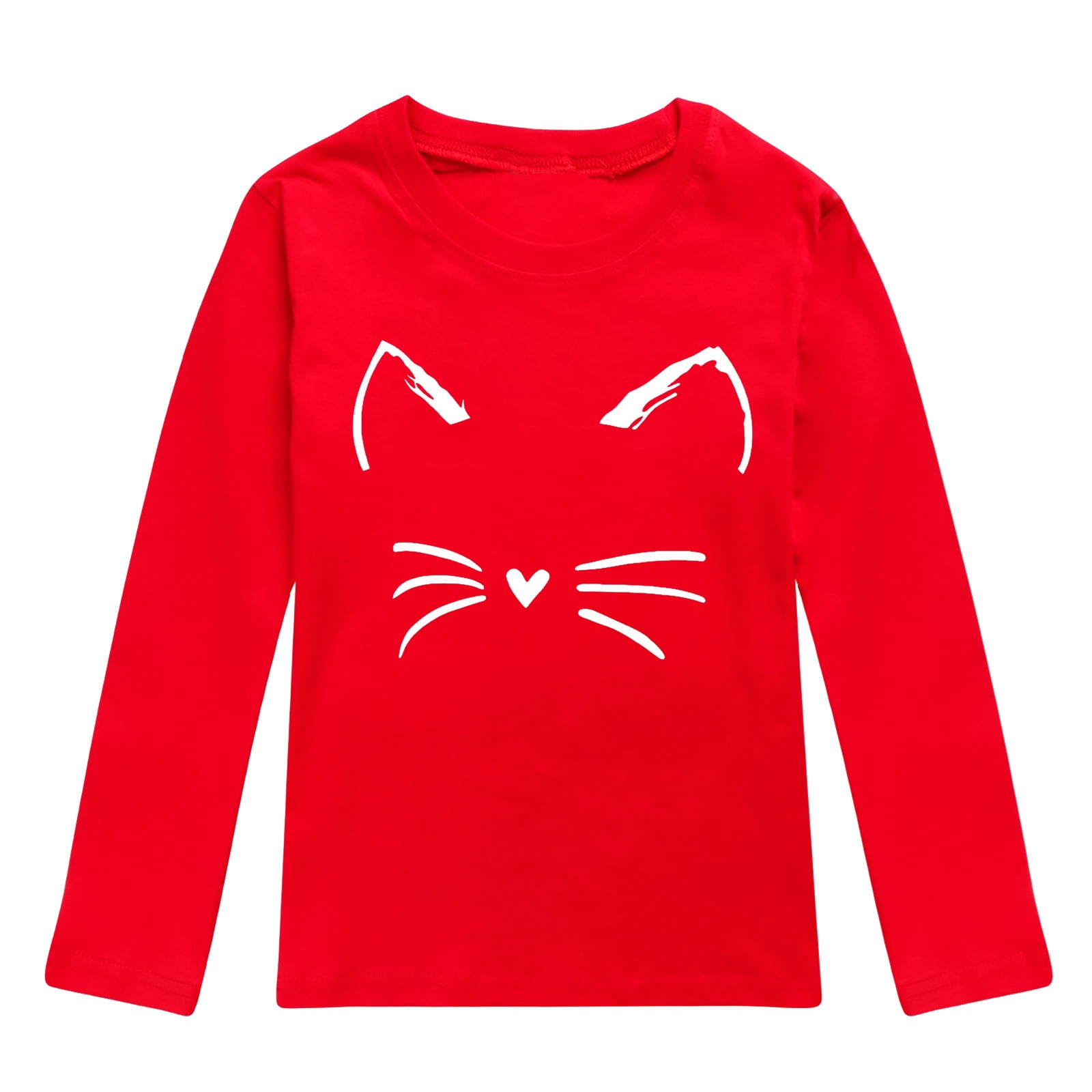 ibiyuan Girls T Shirts 5T,Toddler Boys Girls Autumn Long Sleeve Cartoon ...