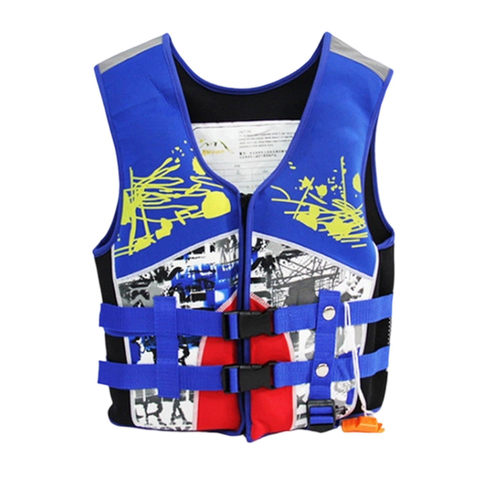 ibiyuan Kids Life Jackets 30-50 Lbs Adjustable Fit Epe Foam Kids Swim ...