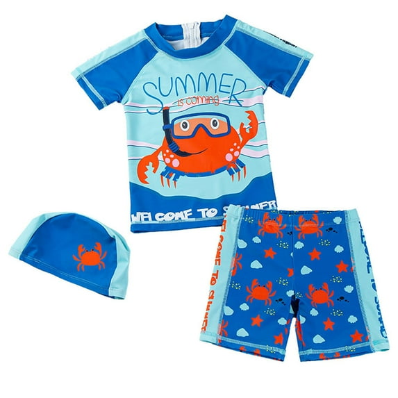 ibiyuan Kids Swimsuits Boys 10 Three Piece Toddlers And Baby Boys ...