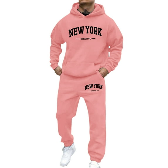 ibiyuan Mens 2 Piece Linen Outfits Long Sleeve Autumn Winter Casual ...