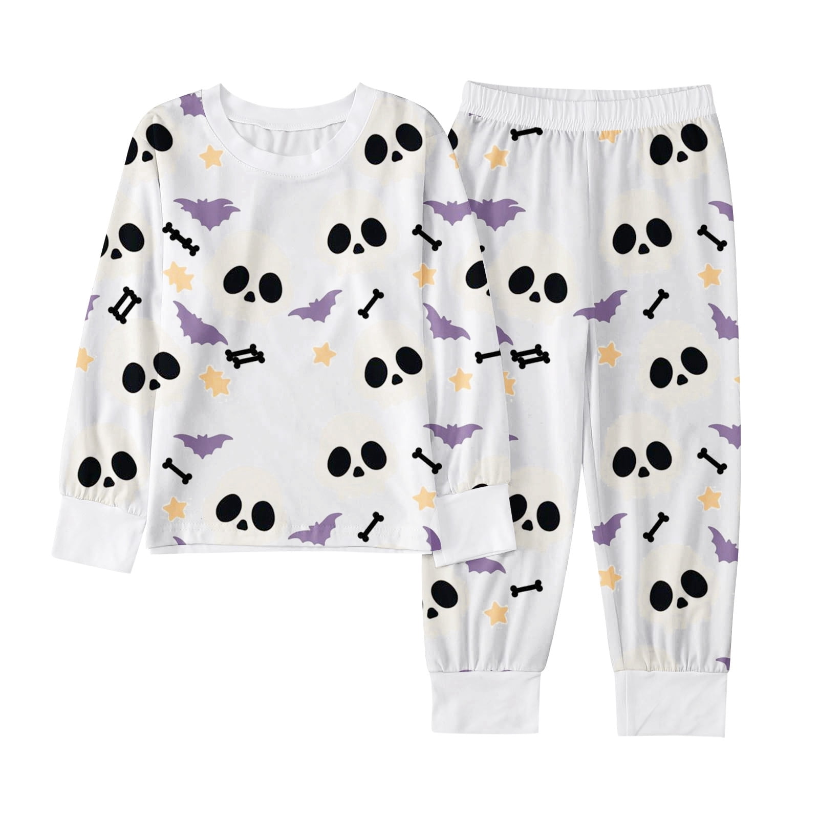 ibiyuan Pajamas Back to School Boys Halloween Pajama Set Long Sleeve ...