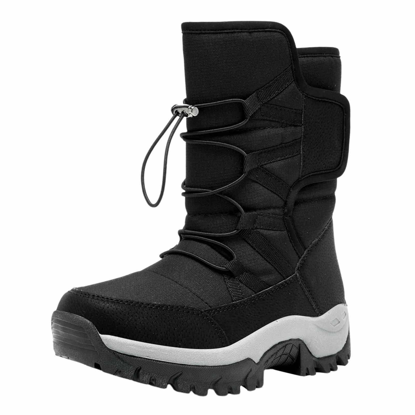 ibiyuan Snow Boots Women Outdoor High Top Insulated Boots With Thick ...