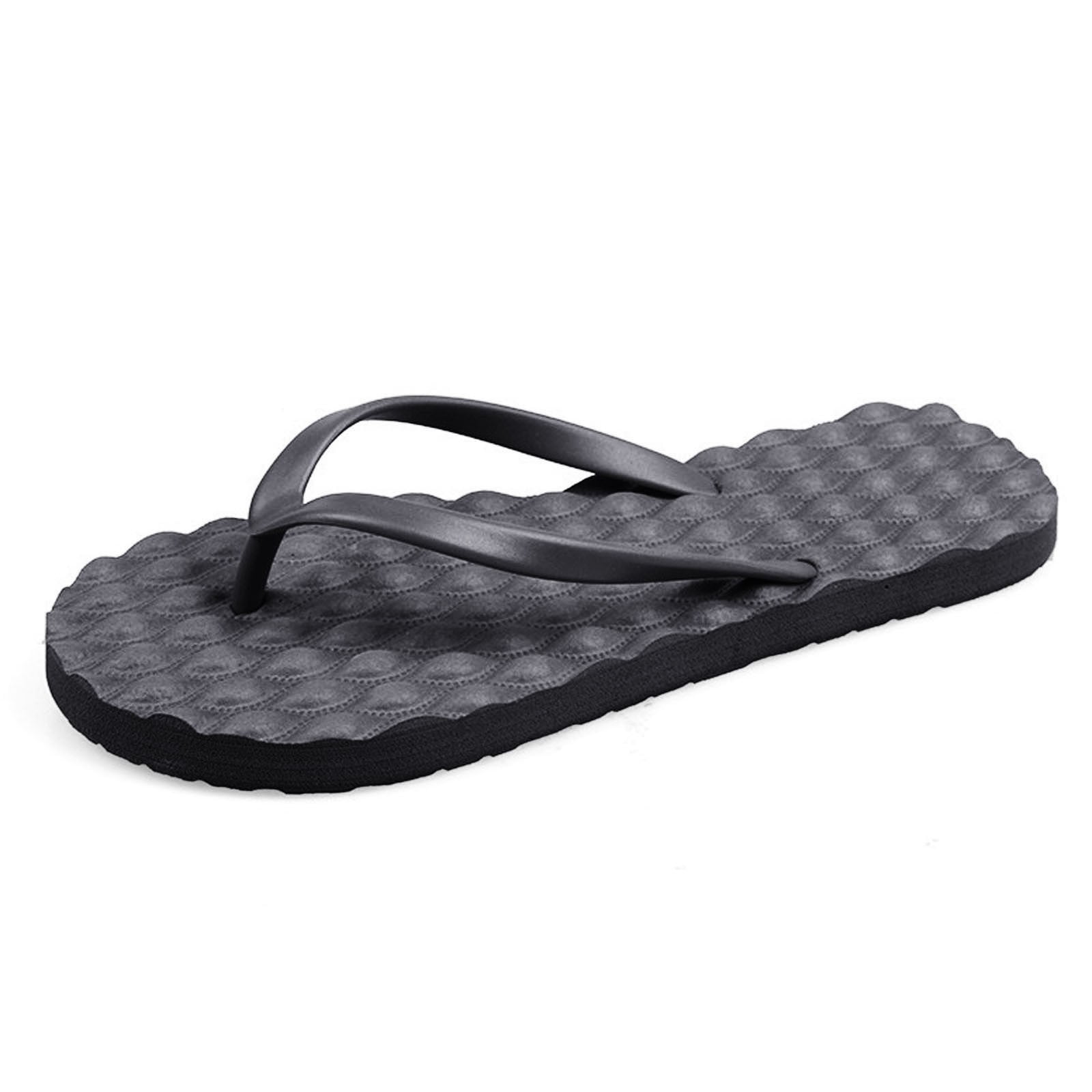 ibiyuan Wide Flip Flops for Women Thong Sandals for Women Wide Non ...
