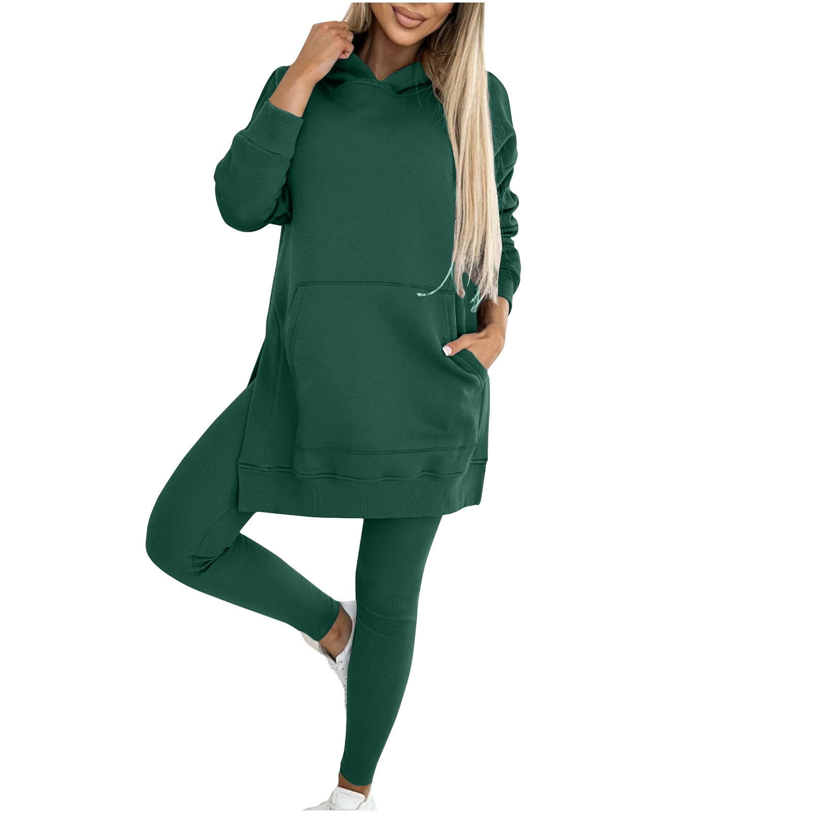 ibuvkizy Hoodie Sweatsuits Women 2 Piece Outfit!Women Sweat Suit Hoodie ...