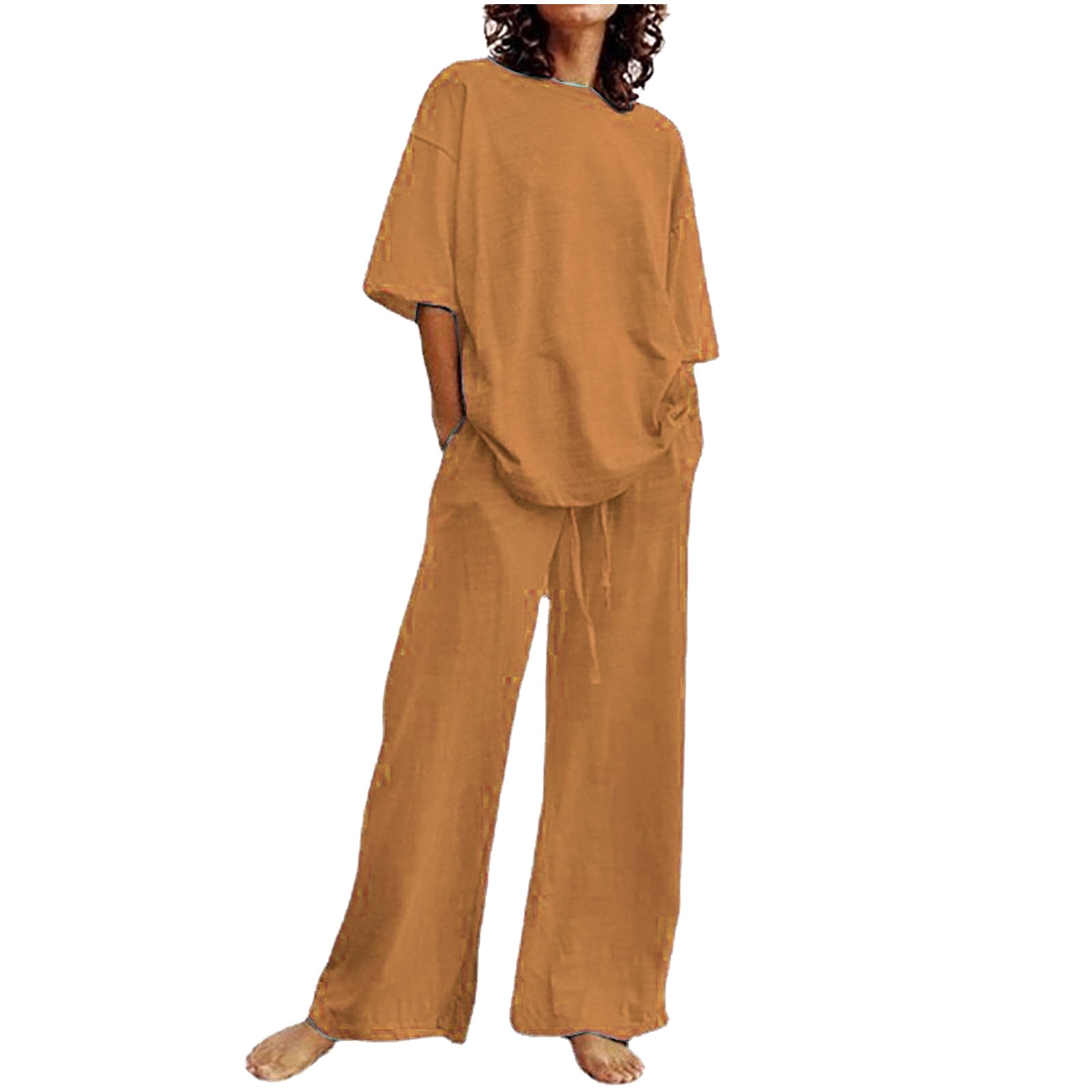 ibuvkizy Two Piece Sets for Women,Summer Casual Outfit Sets,Women ...