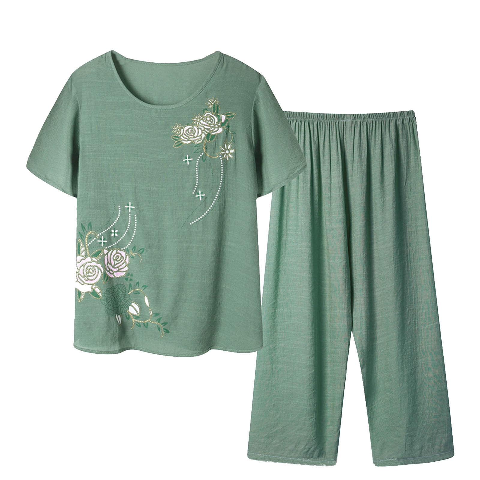 ibuvkizy Two Piece Sets for Women Fall Outfits Clearance!Women's Summer ...