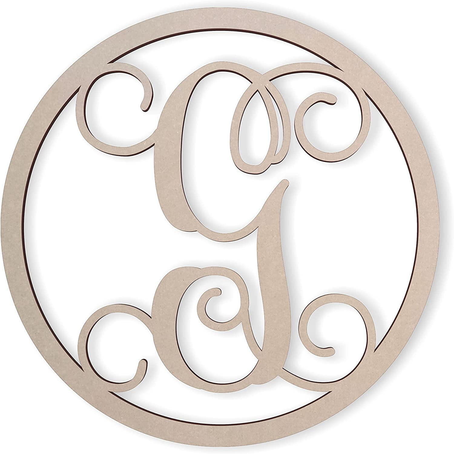 ica Wooden Letter G, Wooden Wall Hanging, Large Wooden Letters, Cursive ...