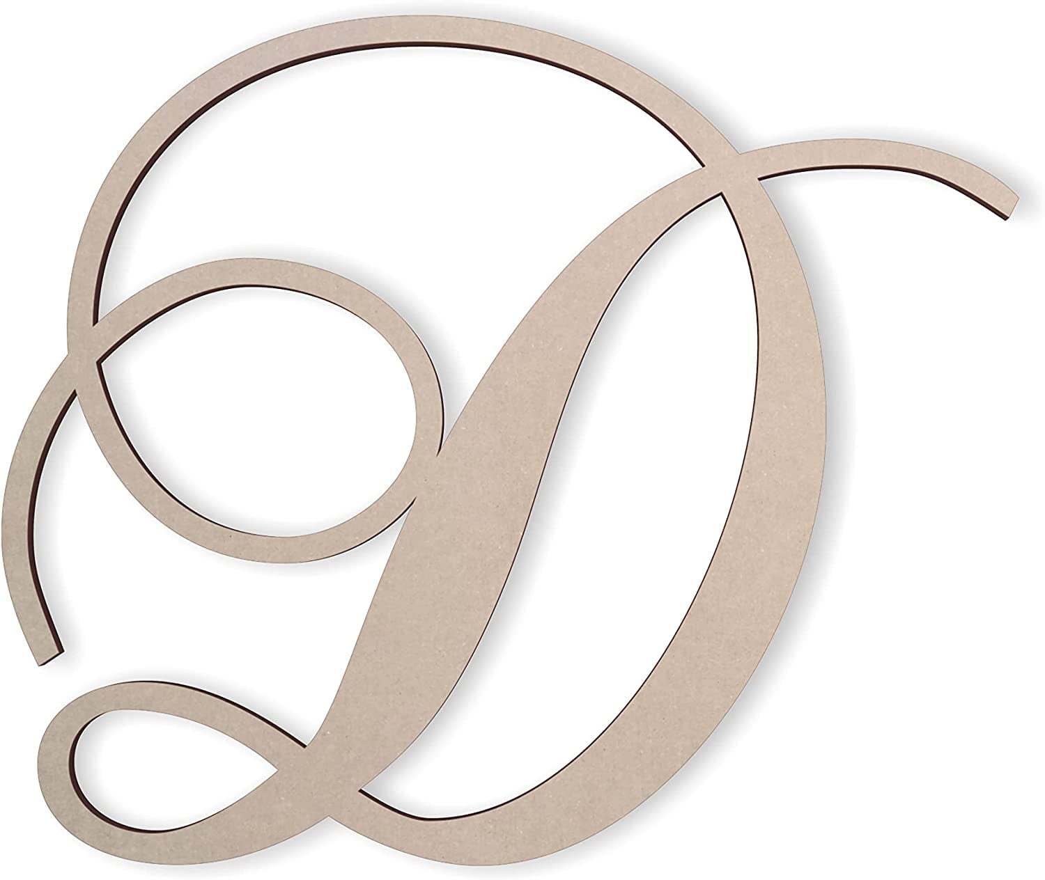 ica Wooden Letters Cursive Wood Letter for Wall Various Sizes Durable ...