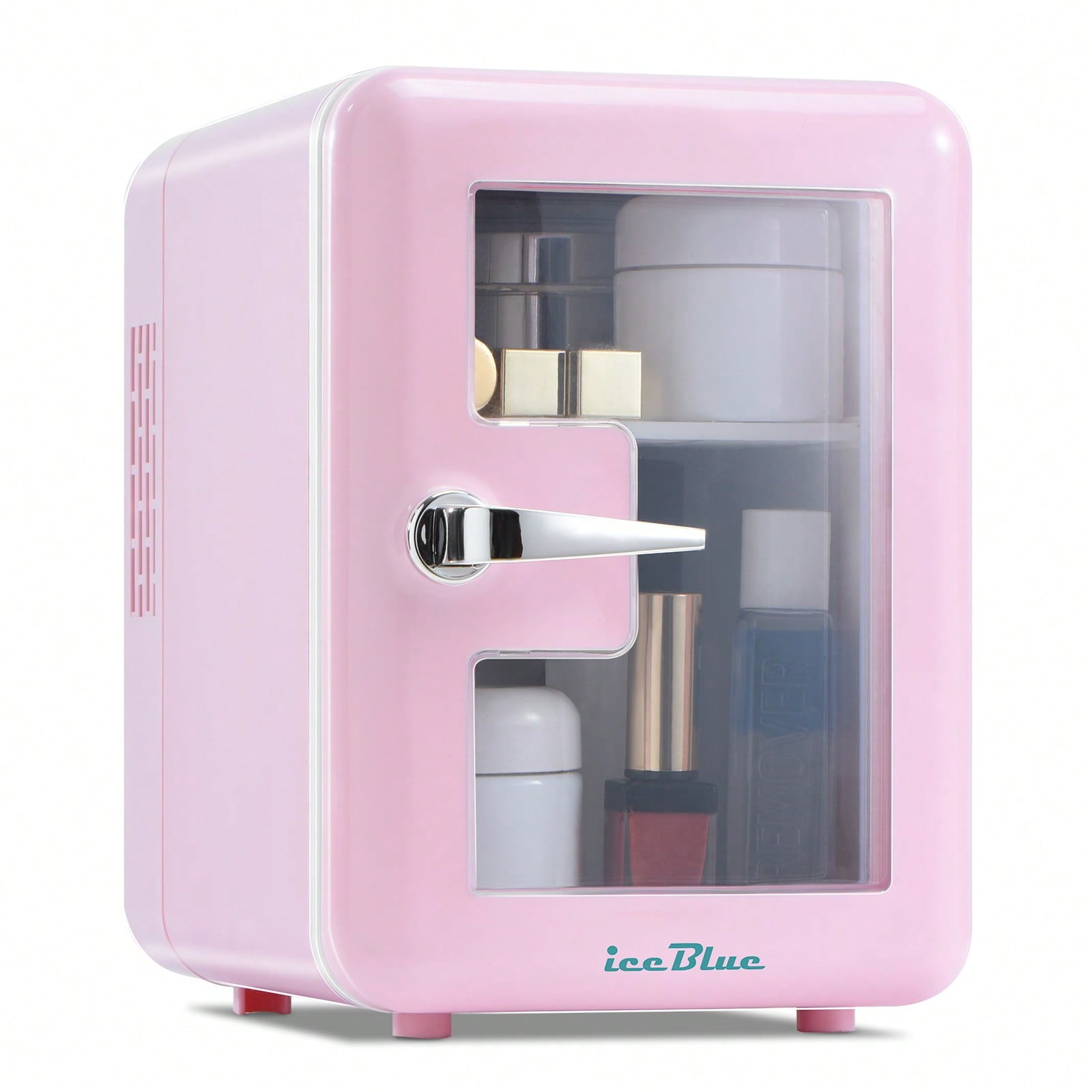 iceBlue 4L Mini Skincare Fridge with Transparent Window, Portable Cooler - Walmart.com