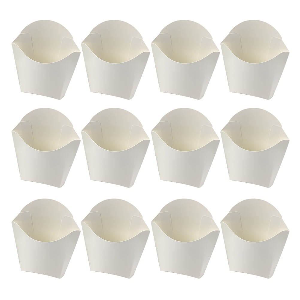 icolorfuled 24pcs Kraft Paper Cups Pastry Container French Fry Dessert ...