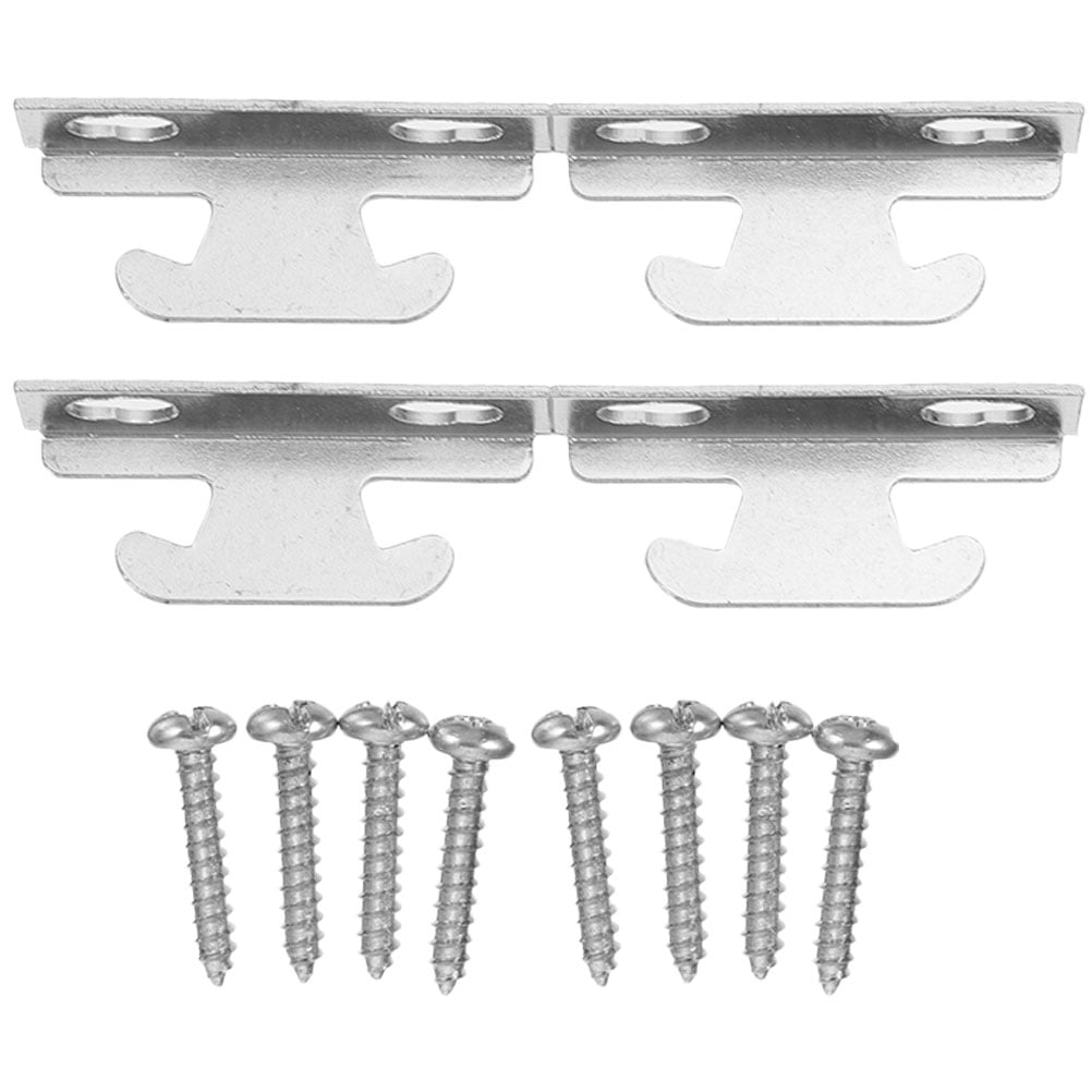 icolorfuled 4 Sets of Curtain Rod Brackets Curtain Rod Mount Brackets ...