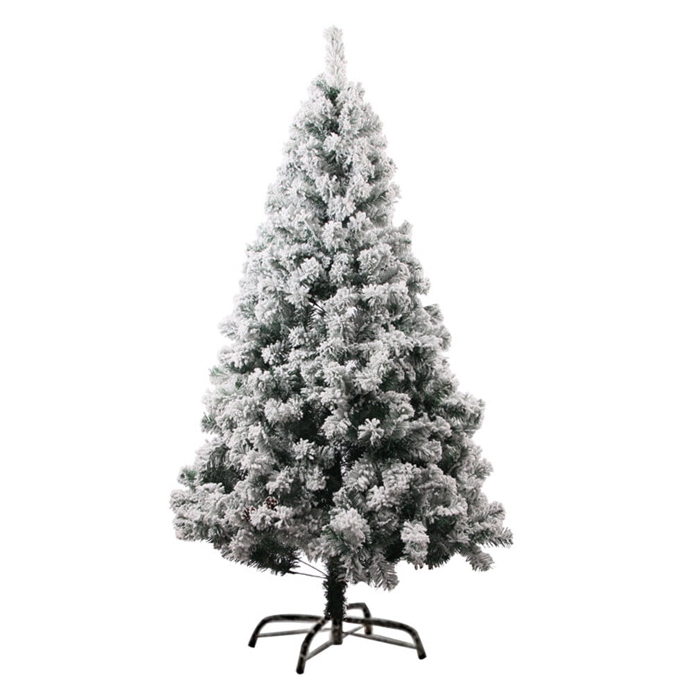 icolorfuled Artificial Snow Flocked Xmas Tree for Mall Decor - Walmart.com