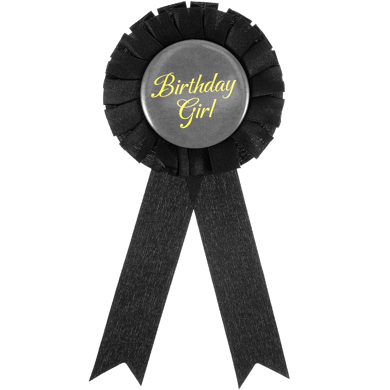 icolorfuled Birthday Tinplate Badge Pin Happy Birthday Ribbon Badge ...