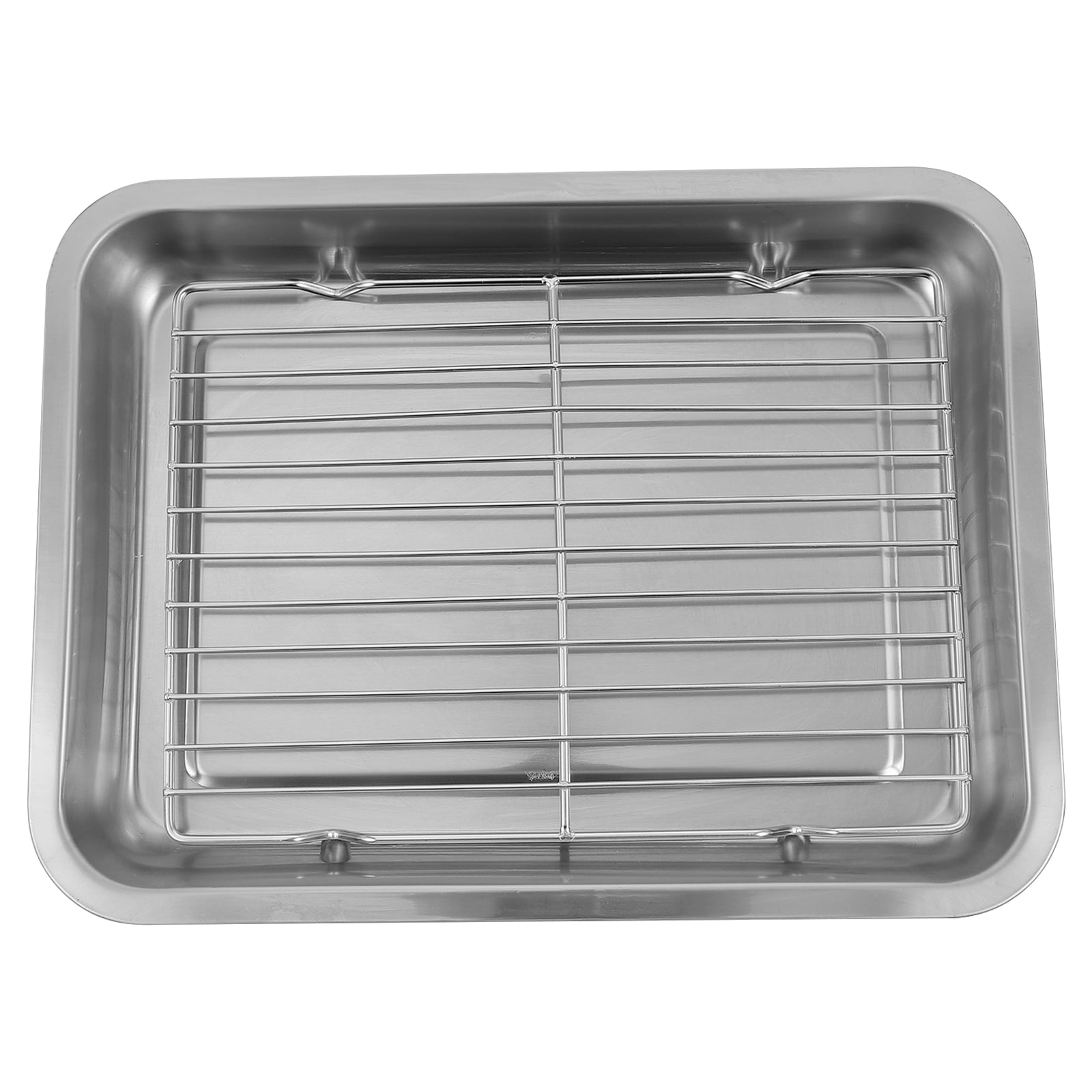icolorfuled Steel Cooling Rack with Non-Stick Tray for Frying, Roasting ...