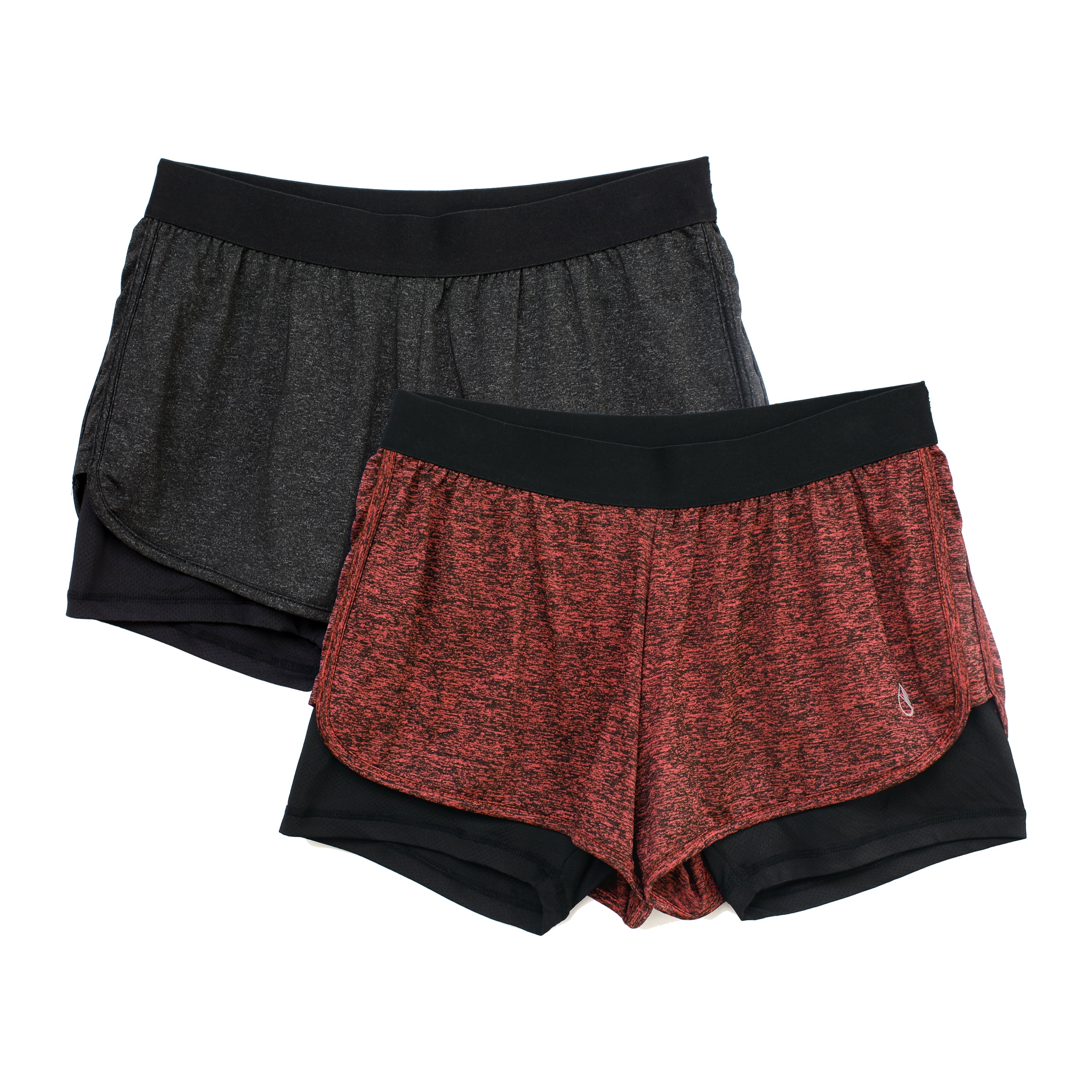 icyzone Exercise Athletic Jogging Shorts 2-in-1 - Walmart.com