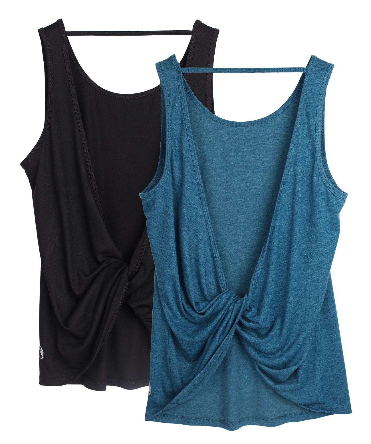 icyzone Women's Open Back Yoga Tops, Workout Tank Tops, Lightweight ...