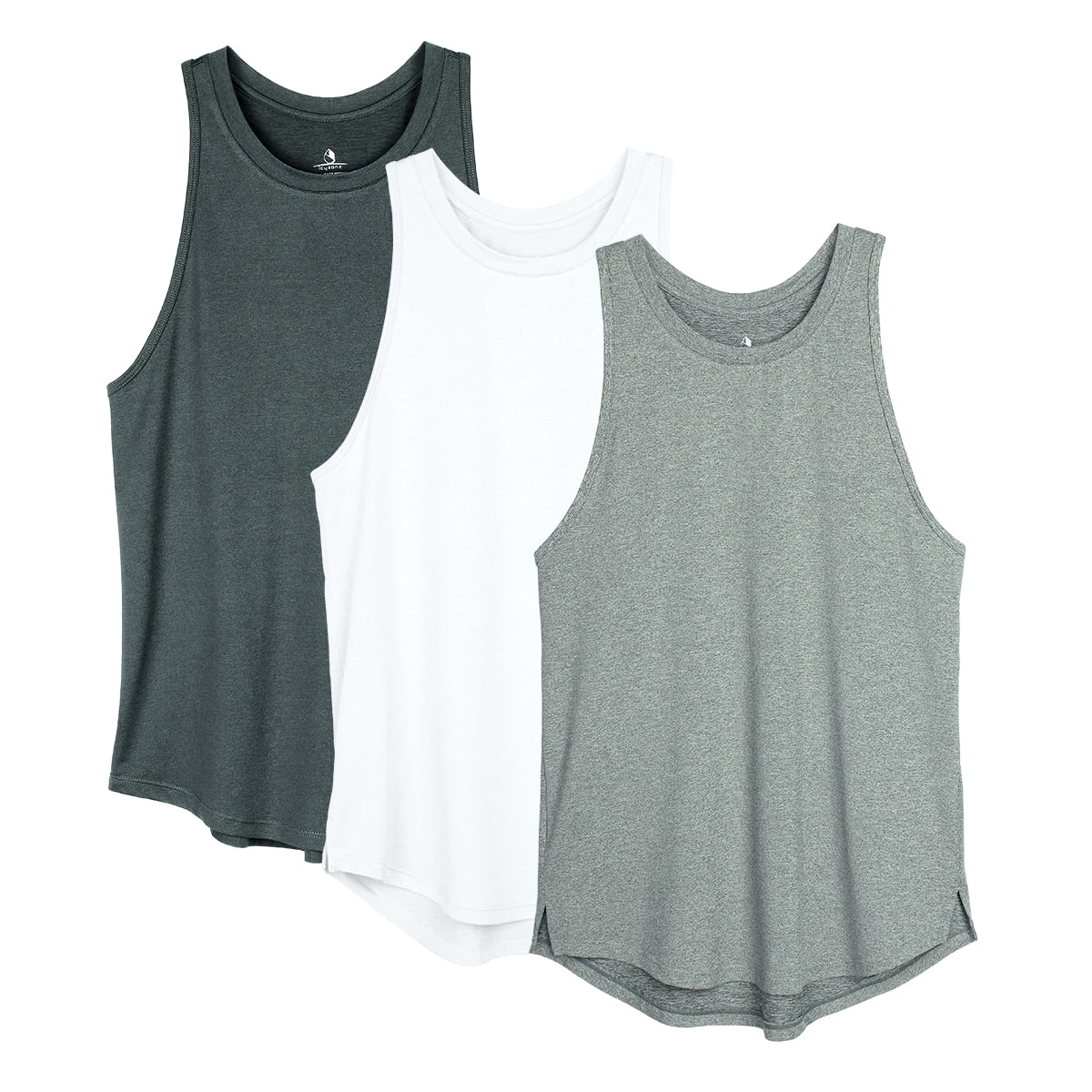 icyzone Women's Racerback Workout Tank Tops - Athletic Yoga Tops ...