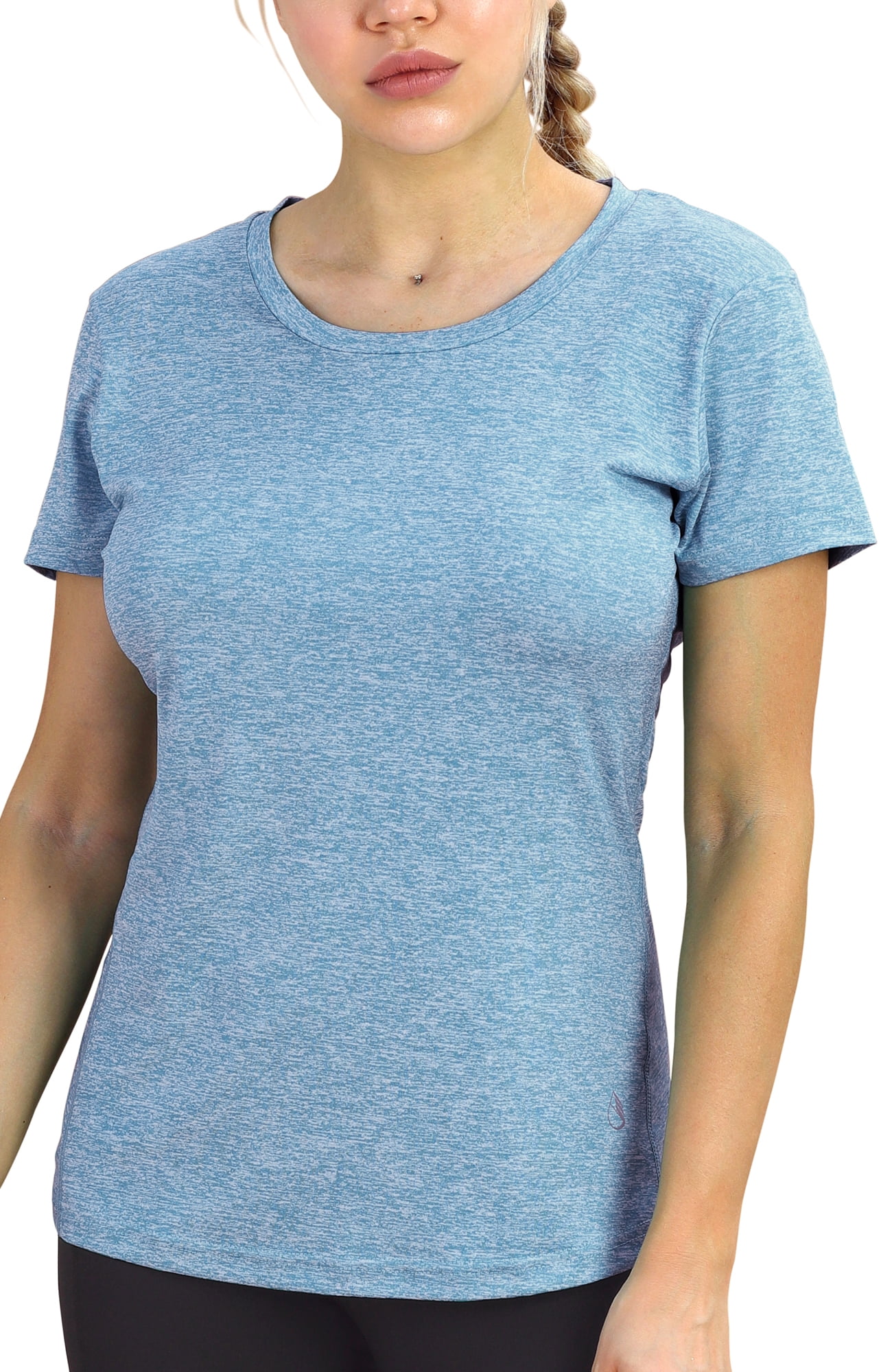 icyzone Workout Running Tshirts for Women - Fitness Athletic Yoga Tops ...