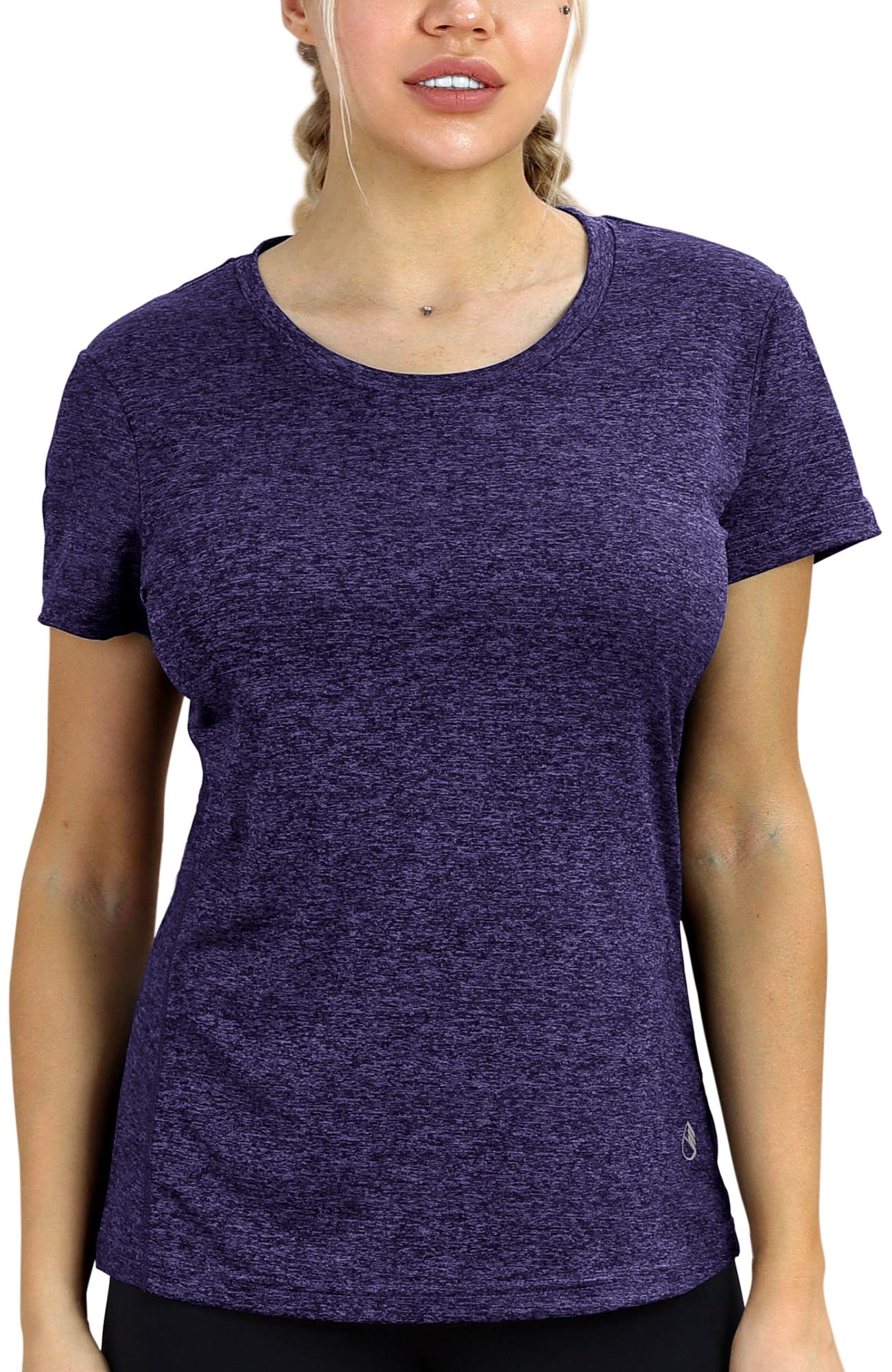 icyzone Workout Running Tshirts for Women - Fitness Athletic Yoga Tops ...