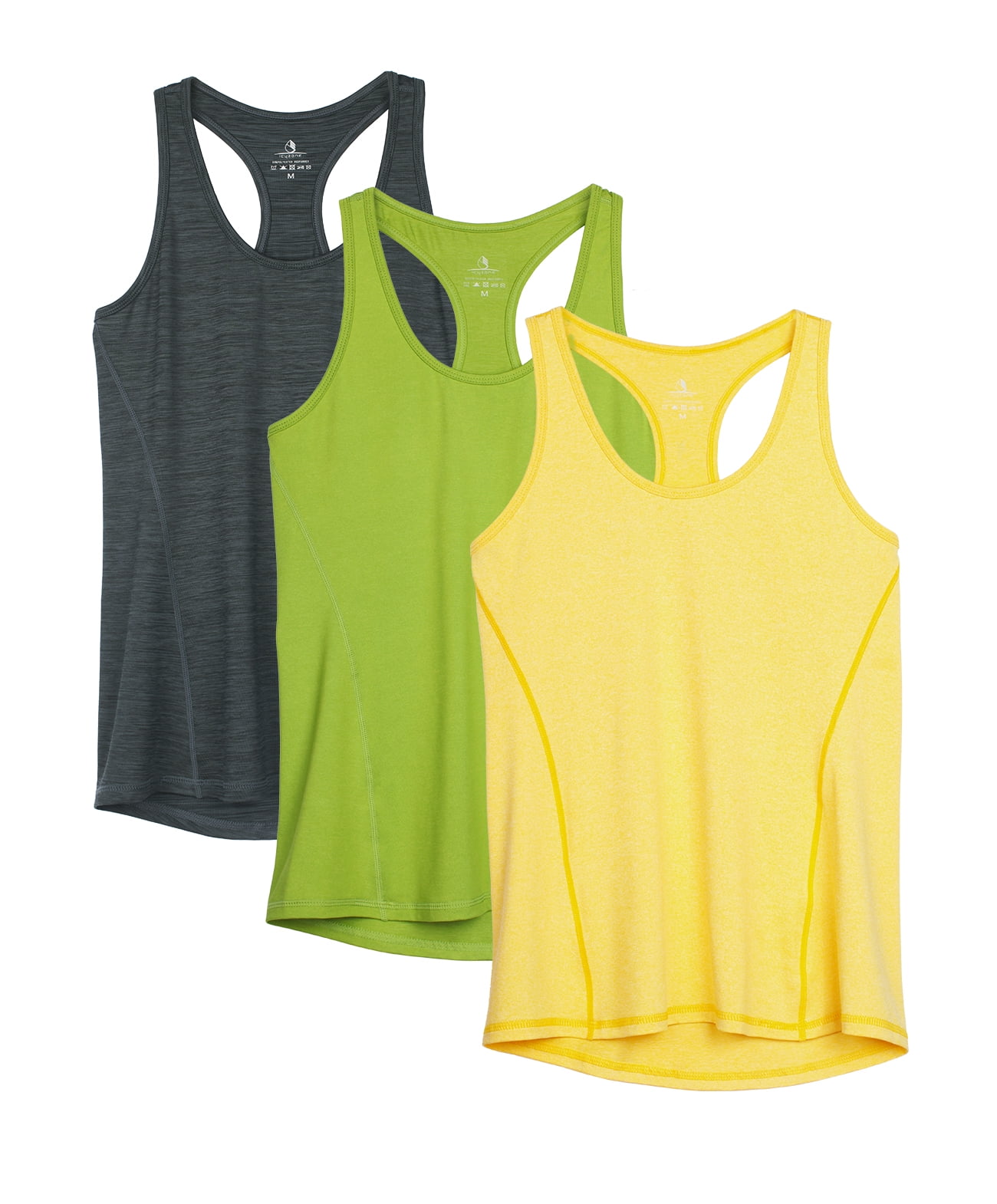 icyzone Workout Tank Tops for Women - Racerback Athletic Yoga Tops ...