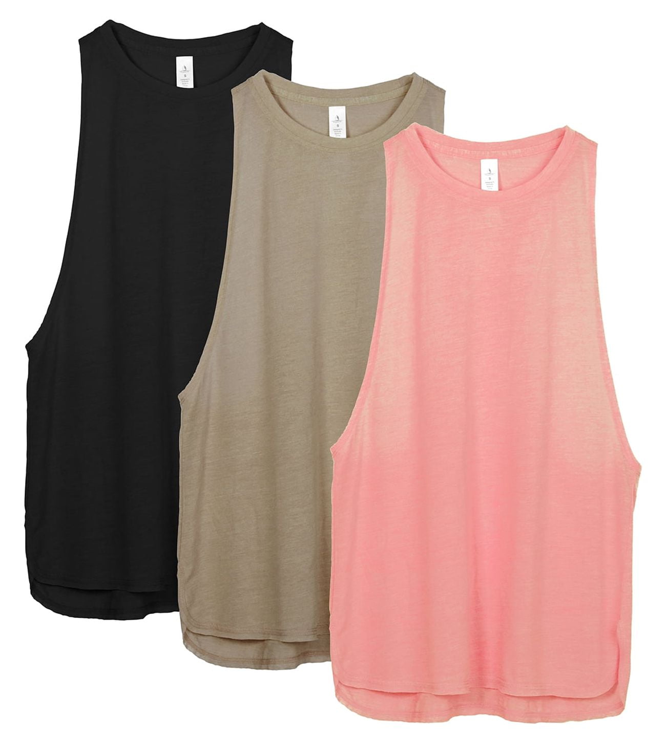 icyzone Workout Tank Tops for Women - Running Muscle Tank Sport ...