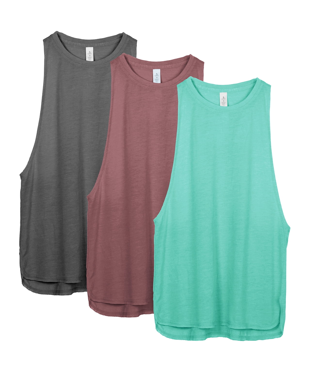 icyzone Workout Tank Tops for Women - Running Muscle Tank Sport ...
