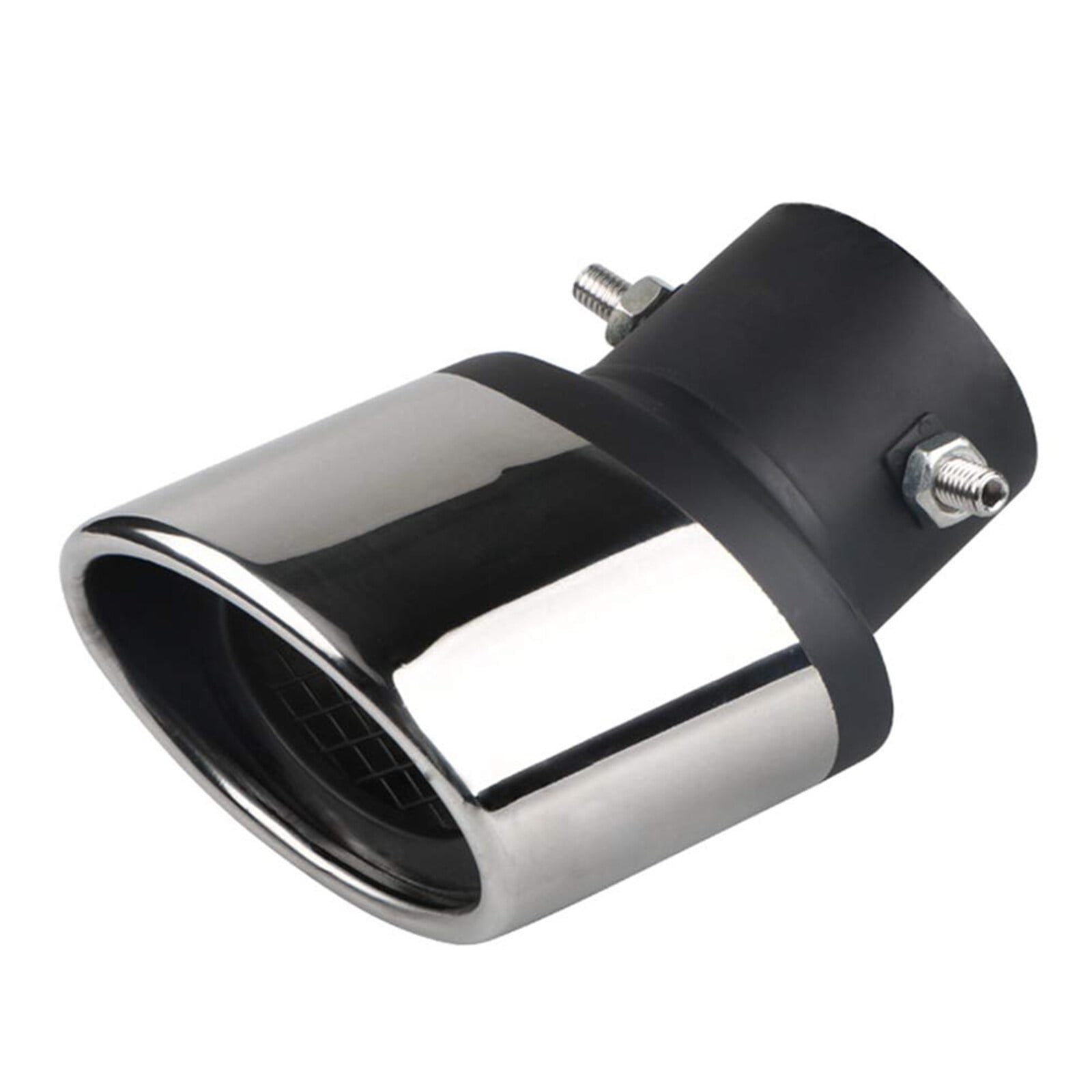 idain Universal Curved Type Stainless Steel Bolt-On Car Exhaust Tail ...