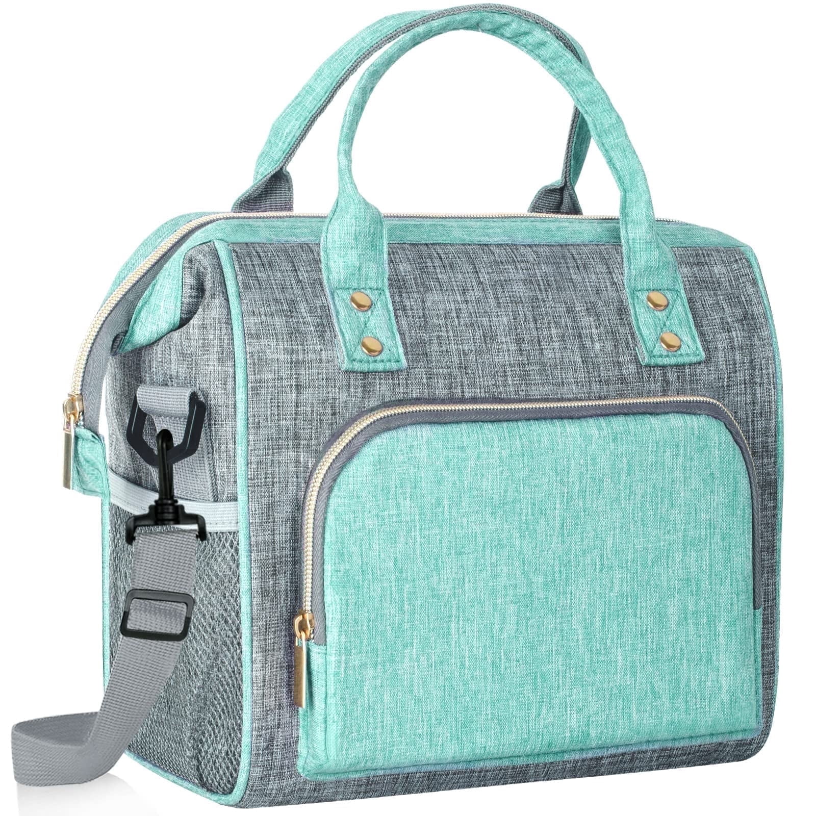 ideaTech, Polyester Reusable Lunch Bag, Insulated, Large Capacity ...