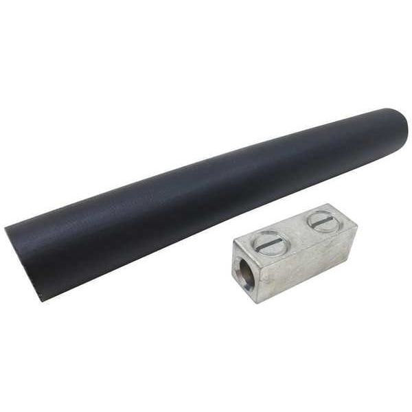 ideal Underground Splice Kit, Aluminum Body, Steel Contact, Black, 600 ...