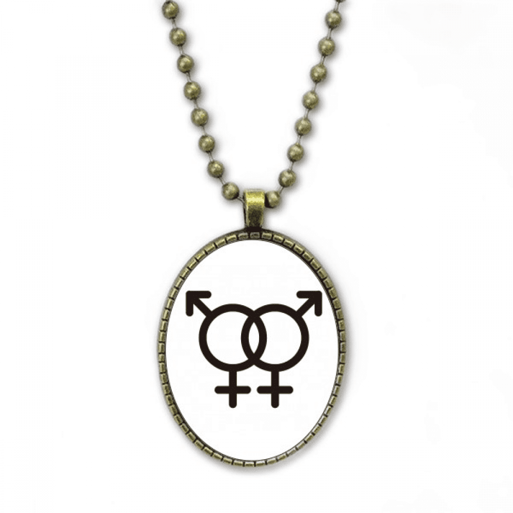 identifying rainbow equality double-number distinction necklace vintage ...