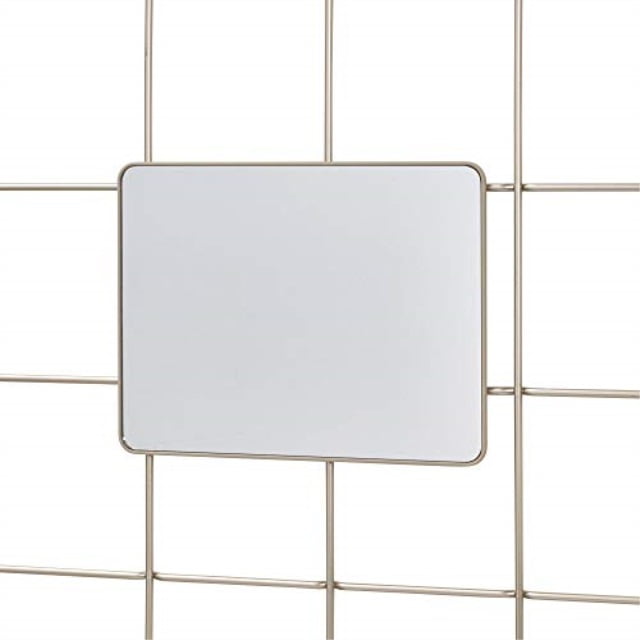 idesign jayce metal mirror for modular grid wall system, use in kitchen ...