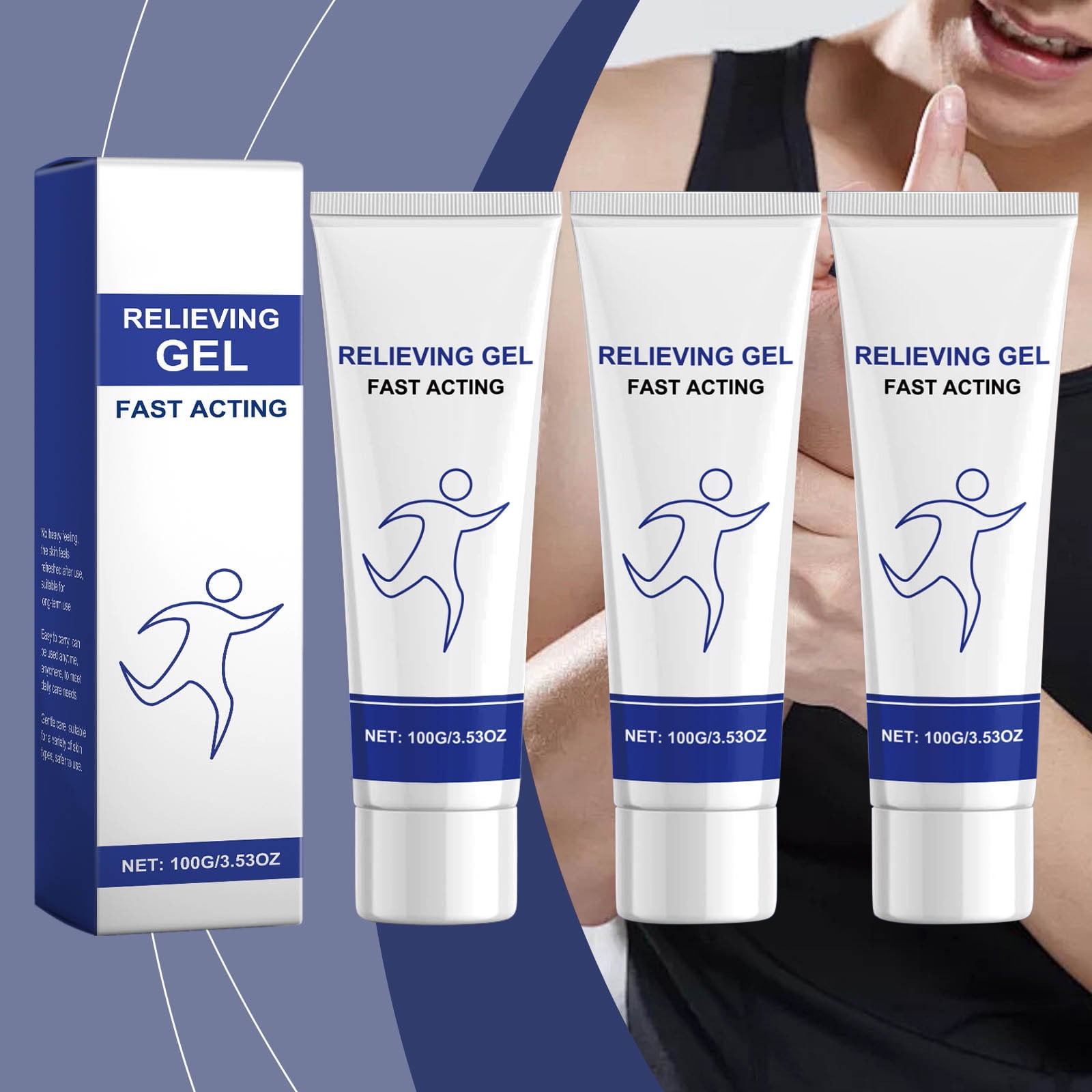 idosla Body Soothing Gel 100g Relieving Body Gel With And Frankincense ...