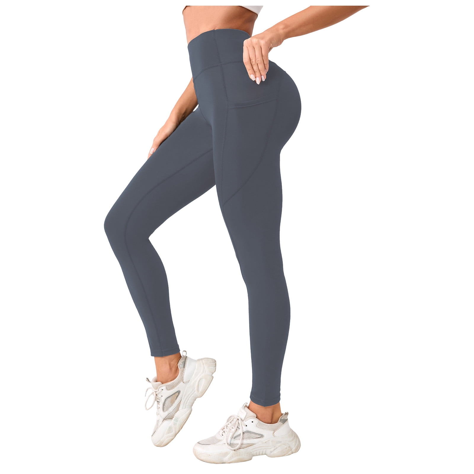 idosla Leggings for Women Teen Girl High Waisted Lifting Yoga Elastic ...
