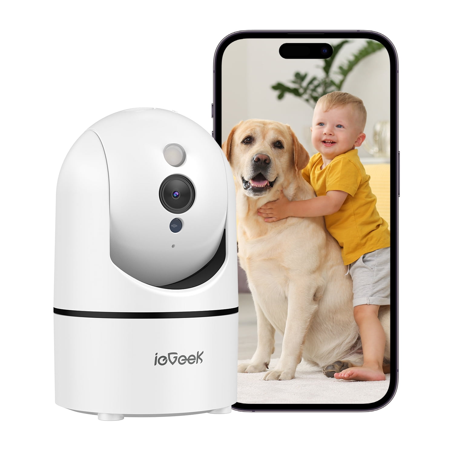 Baby Monitor, 360° Wireless 5G Nanny Cam with Safety Alerts Baby Monitor, 360° Wireless 5G Nanny Cam with Safety Alerts