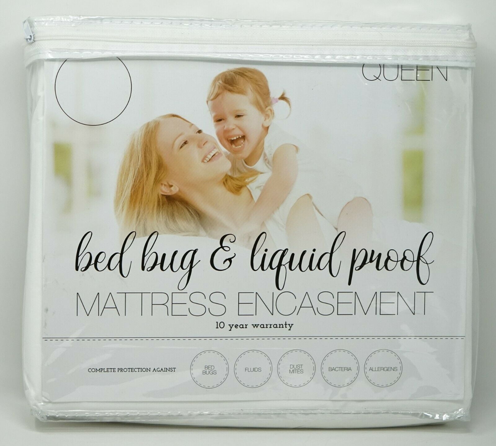 ienjoy Home Collection Bed Bug Waterproof Zippered Mattress Protector ...