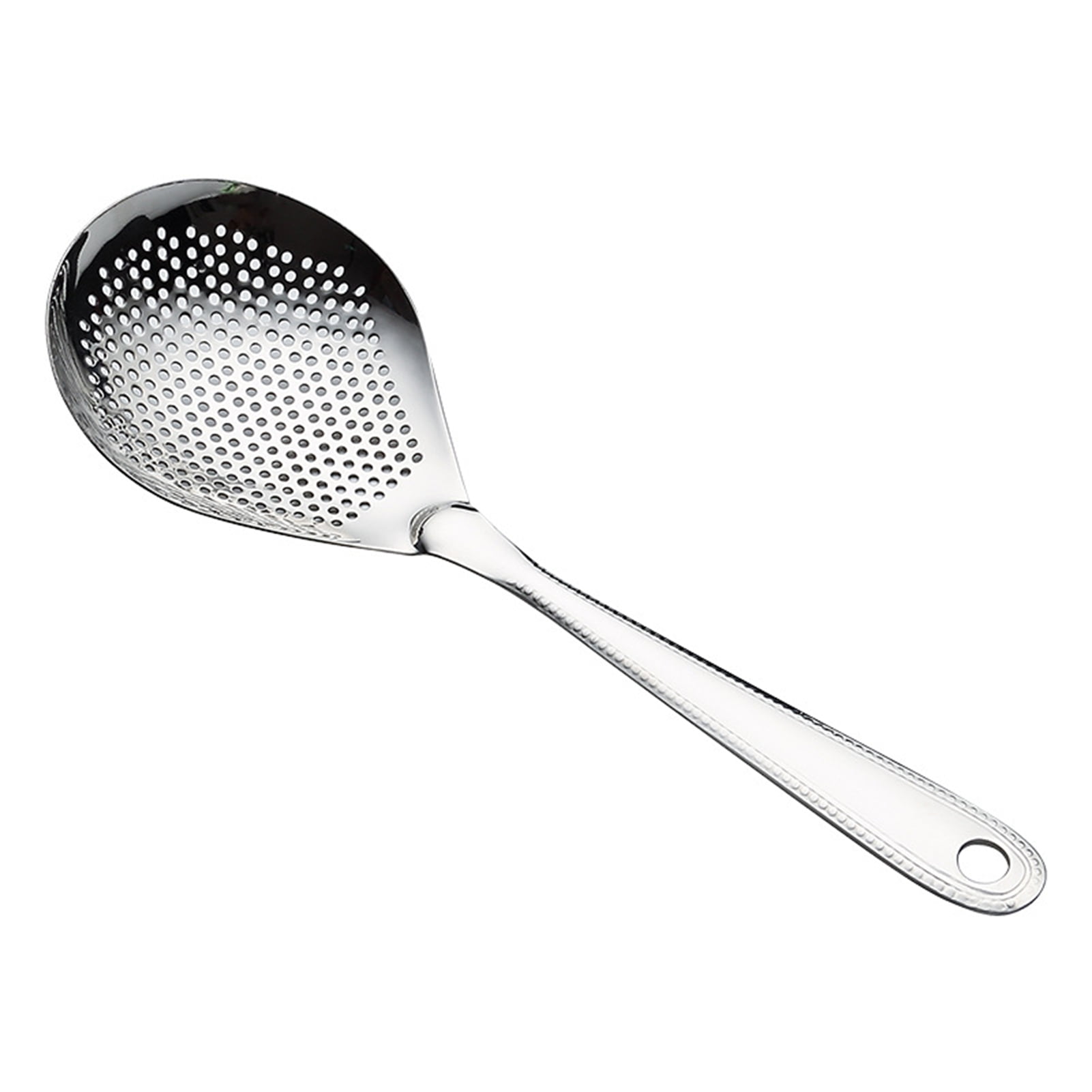 ievspot 1 Pcs Stainless Steel Colander Skimmer, Strainer Ladle with ...