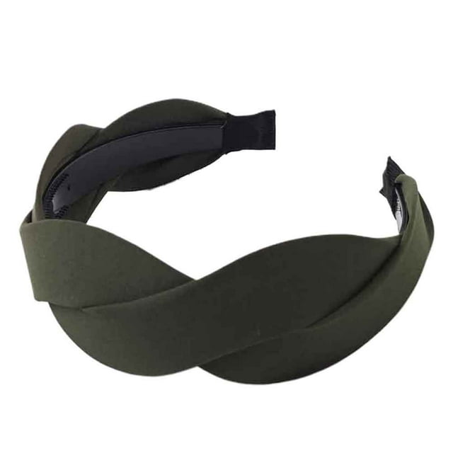 Ievspot 1 Pcs Women Wide Knotted Headband Floral Twist Turban Headbands