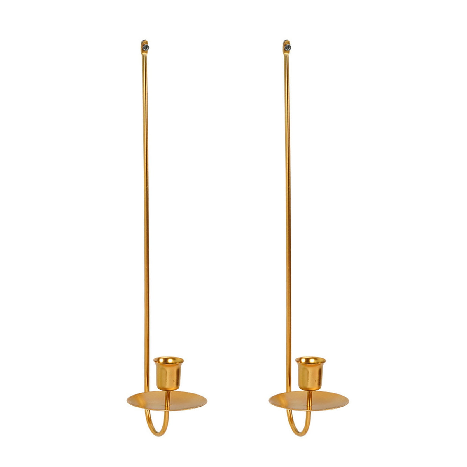 ievspot 2 Pcs Metal Candle Holder Wall Decor Candle Sconce Holder ...
